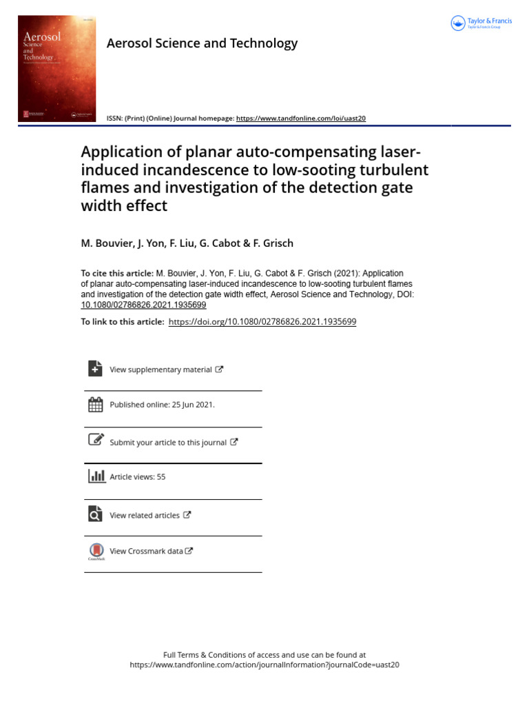 Application of Planar Auto Compensating Laser Induced Incandescence To ...