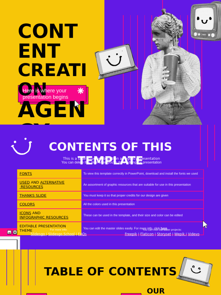 Content Creation Agency Presentation | PDF | Computing | Software