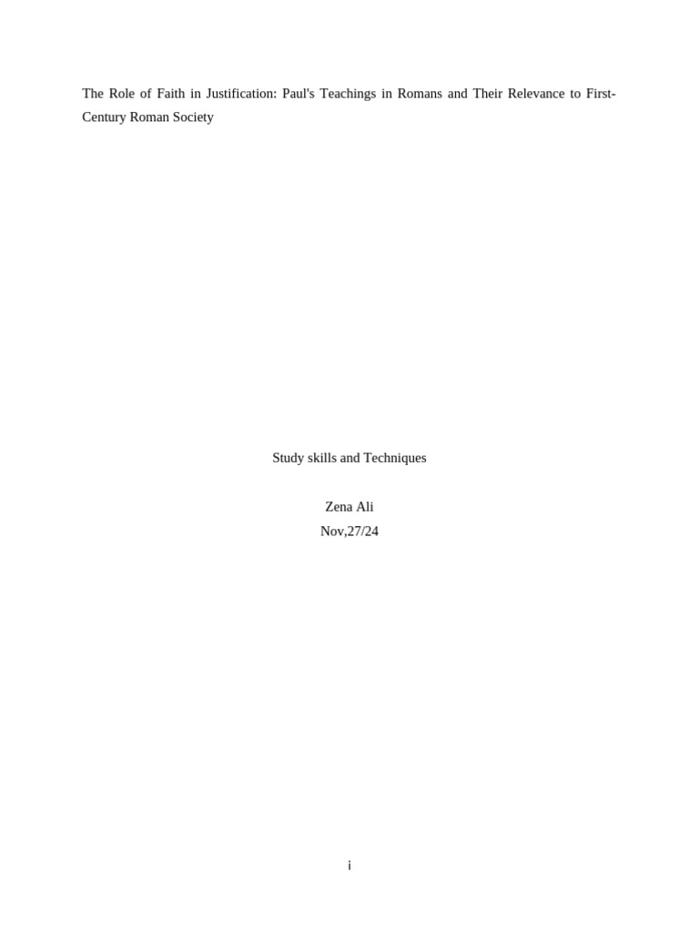 The Role of Faith in Justification | PDF | Justification (Theology ...
