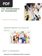 Teamwork: Achieving Goals Together | PDF