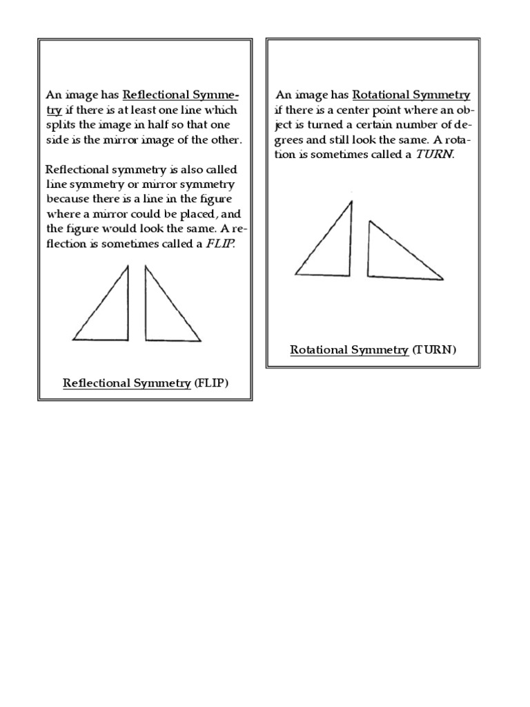 Types of Symmetry Explained | PDF