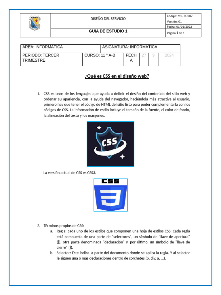 Introducción a CSS en Diseño Web | PDF | HTML | Programación de ...