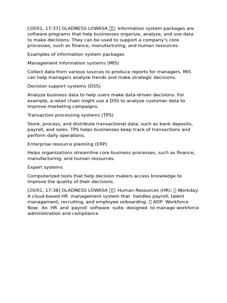 Overview of Business Information Systems | PDF