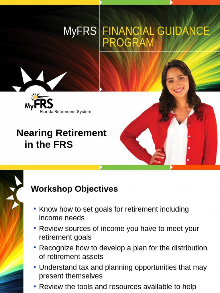 Nearing Retirement in The FRS | PDF | Social Security (United States ...
