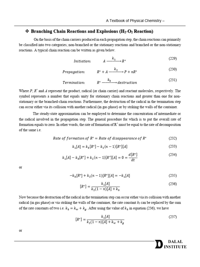 ATOPCV1 7 7 Branching Chain Reactions and Explosions H2 O2 Reaction ...