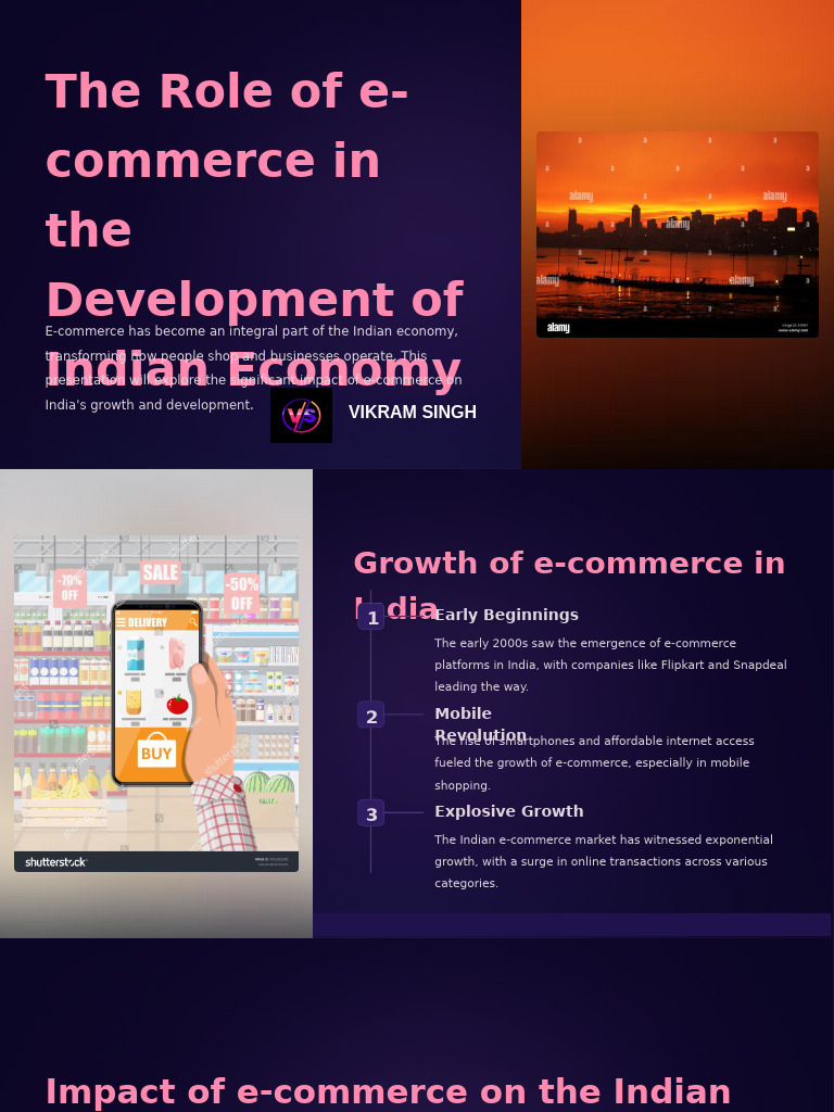 The Role of e Commerce in The Development of Indian Economy | PDF | E ...