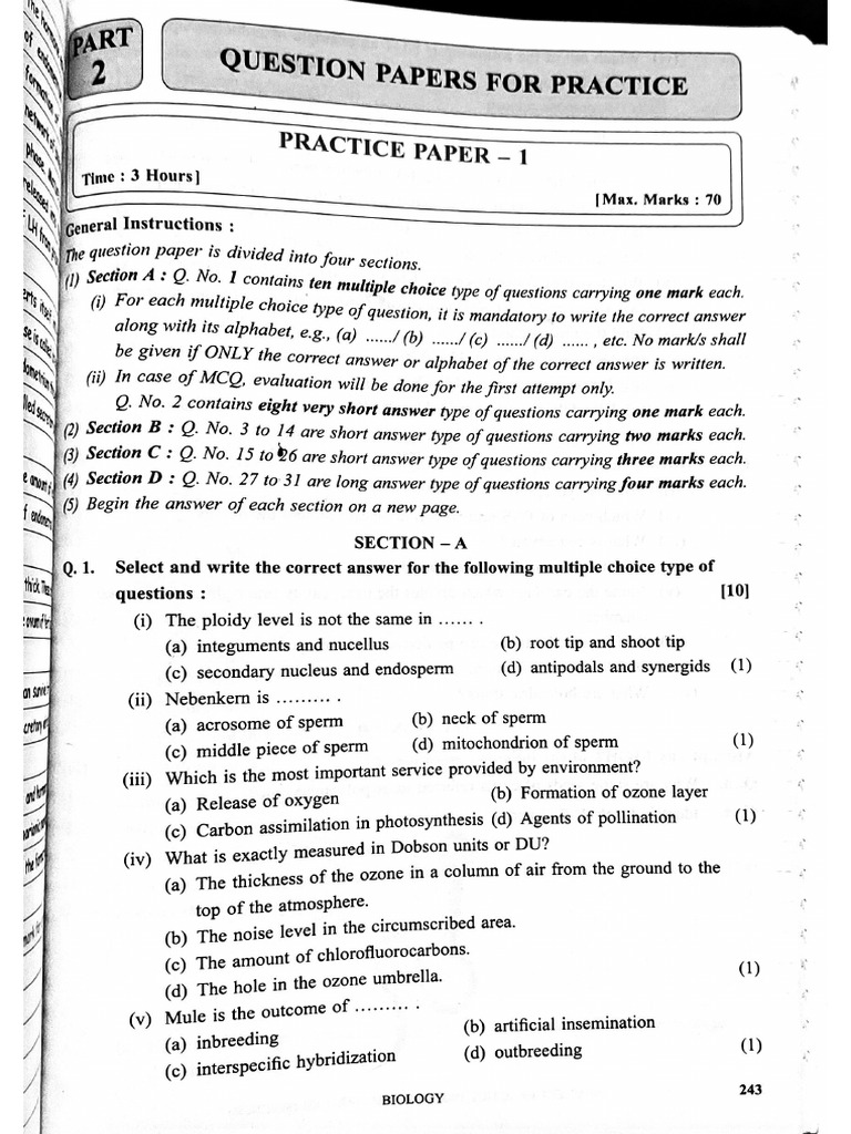 12th Science Biology | PDF