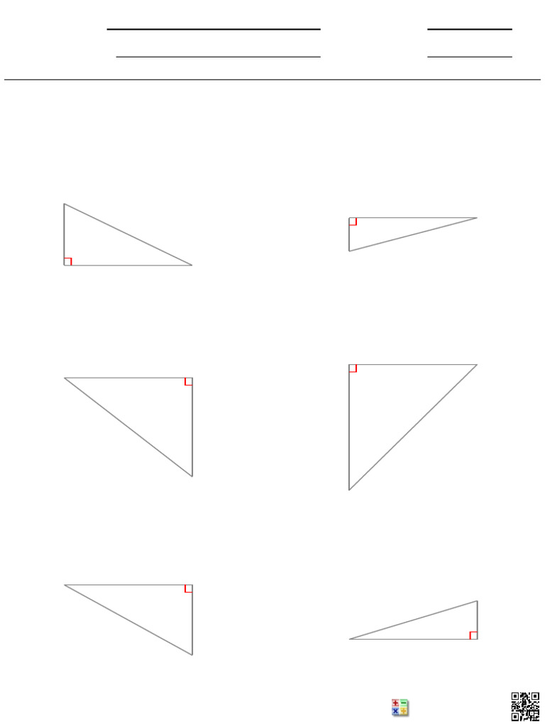 Trigonometric Ratios Practice Worksheet | PDF | Trigonometric Functions ...