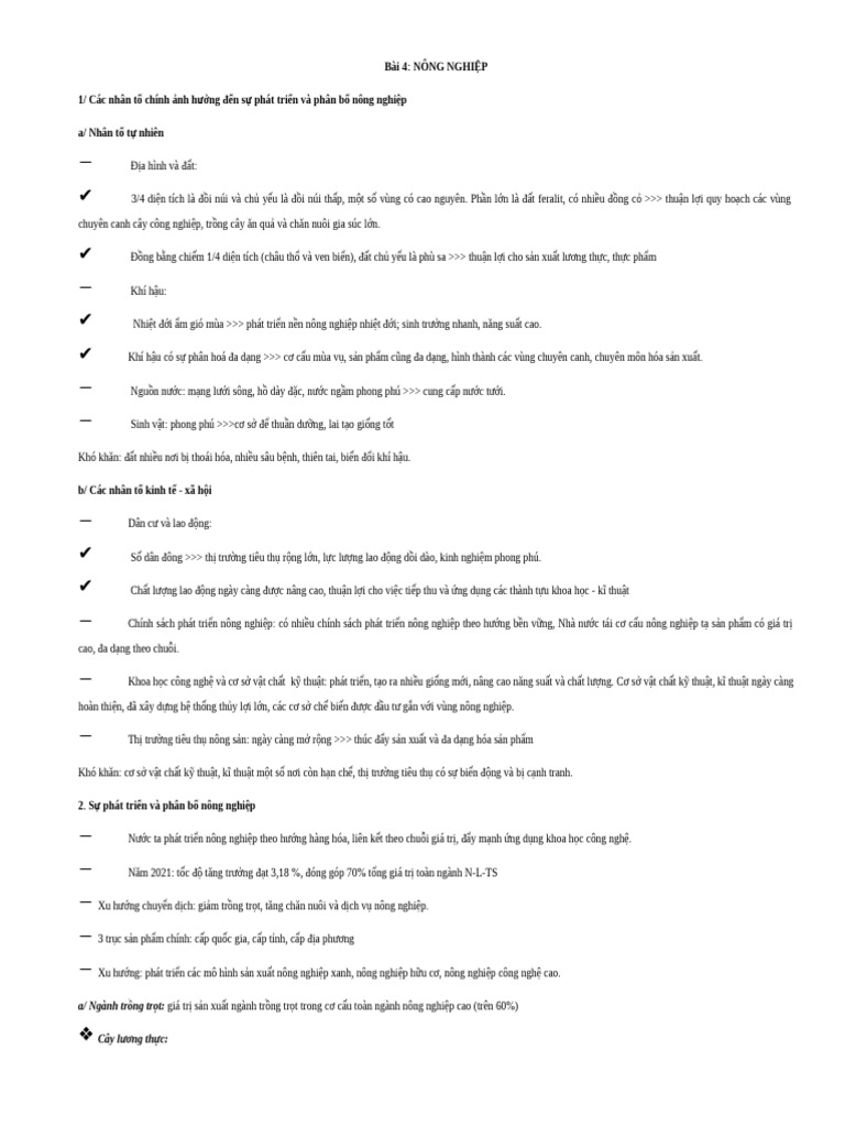 lí thuyết bài 4 địa kntt | PDF