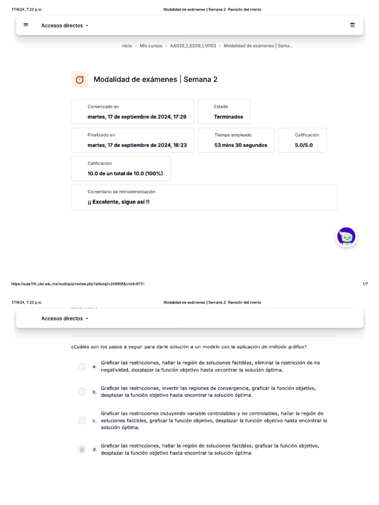Sem 2 Exm 2 Vuelta Investigacion de Operaciones | PDF
