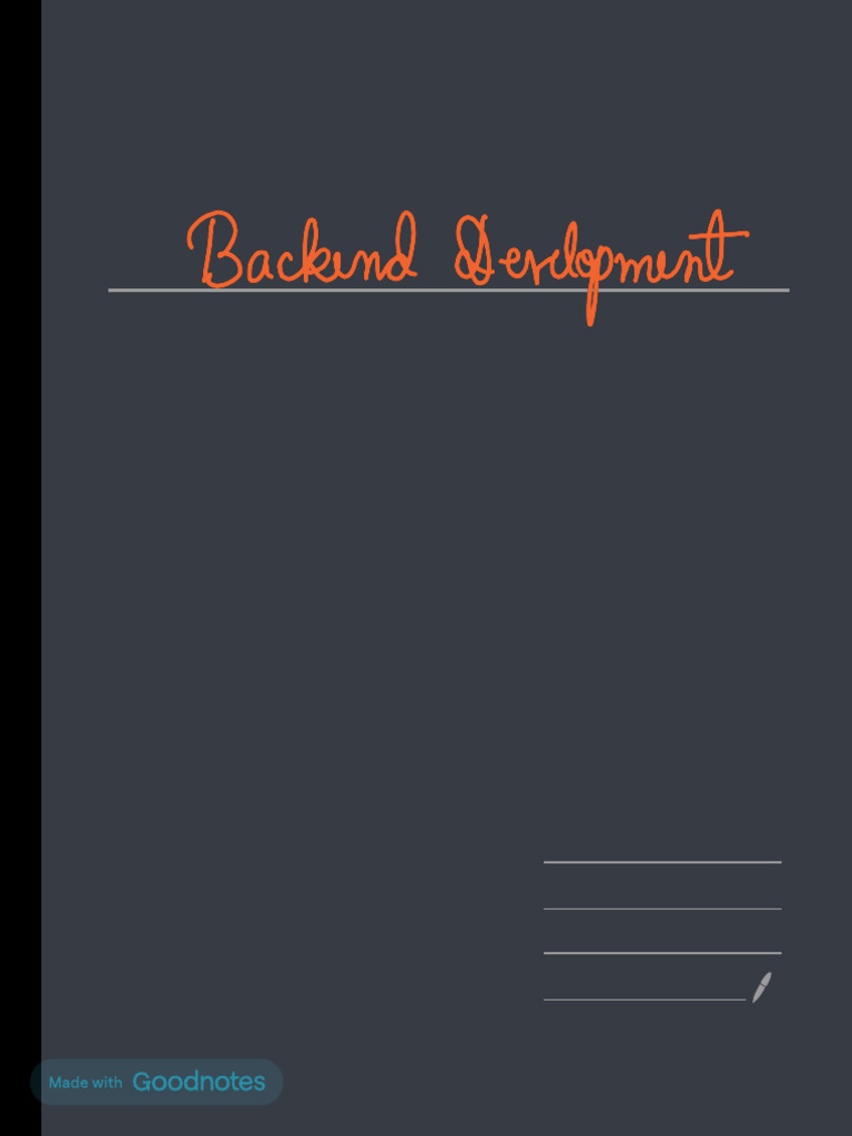 Backend | PDF