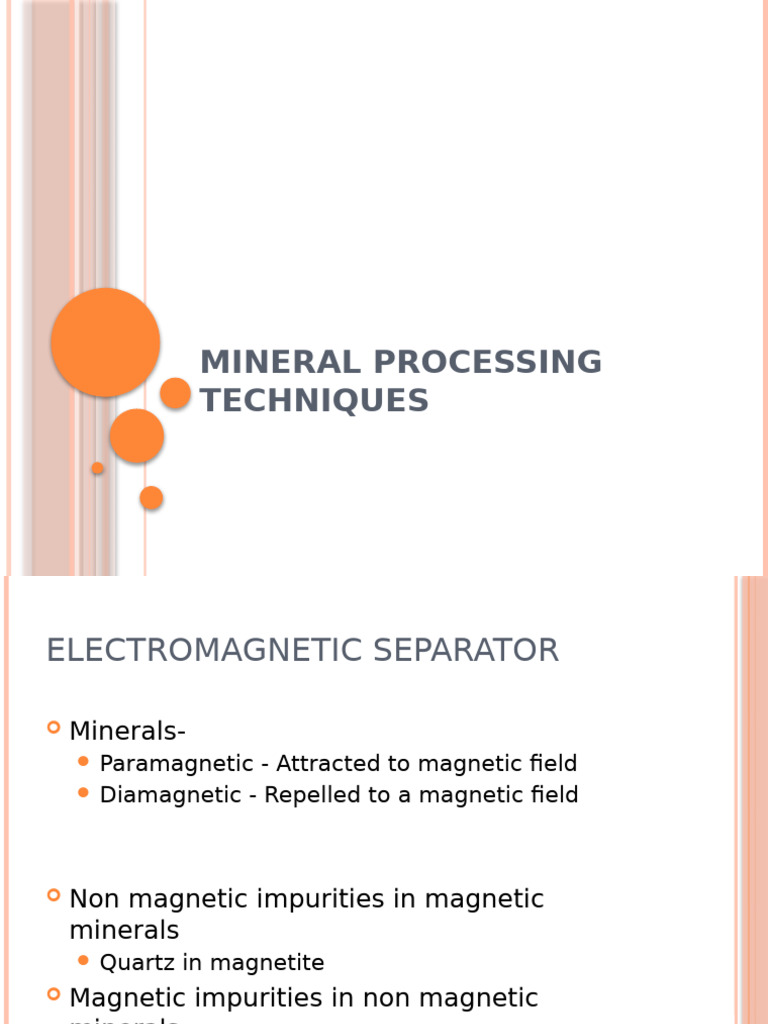 Mineral Processing | PDF