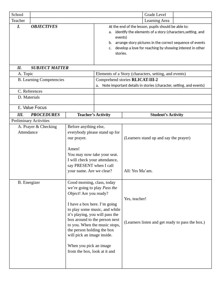 READING AND LITERACY G1 | PDF