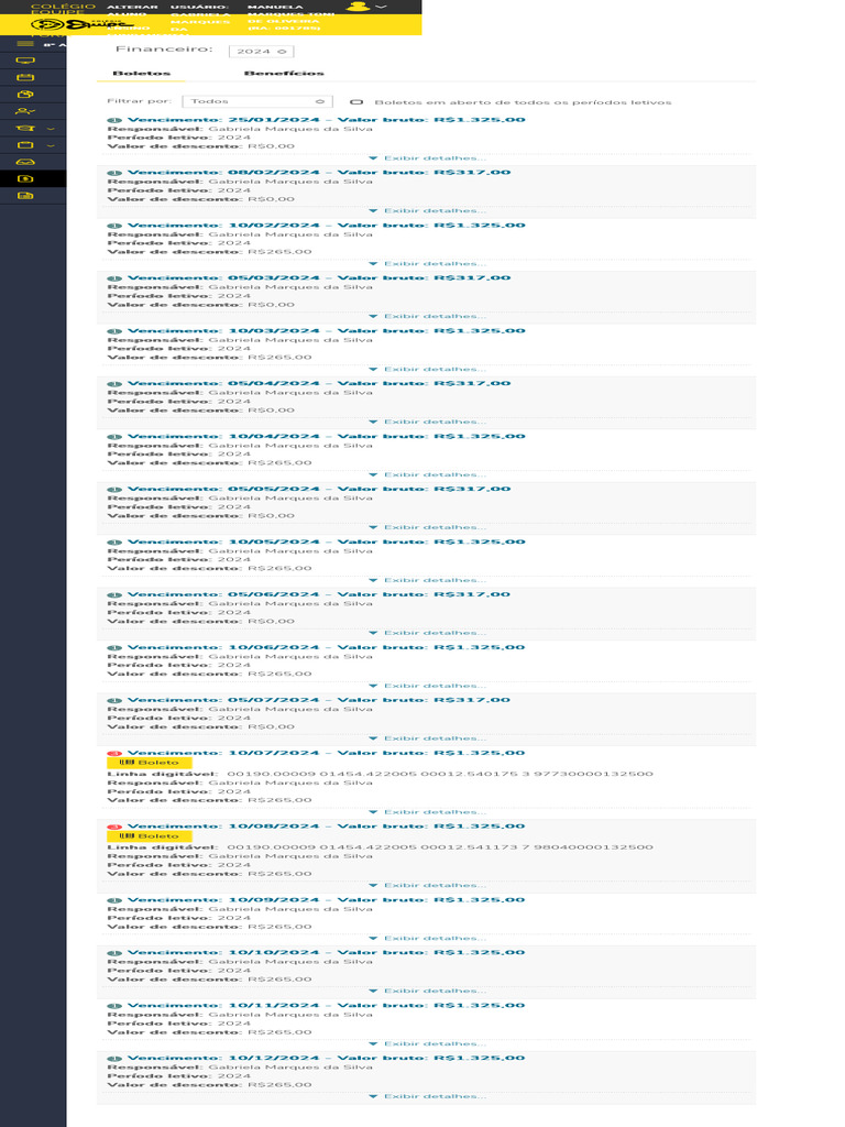 TOTVS Portal - ToTVS Educacional | PDF