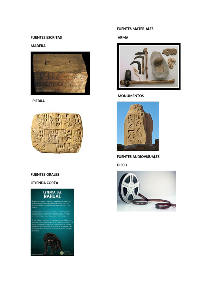 Fuentes Escritas | PDF