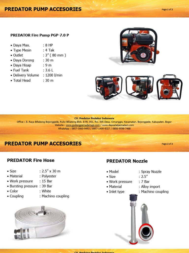 Catalog Pump PGP 7.0 P | PDF