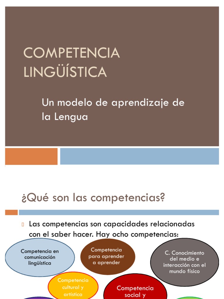 Competencia Lingüística