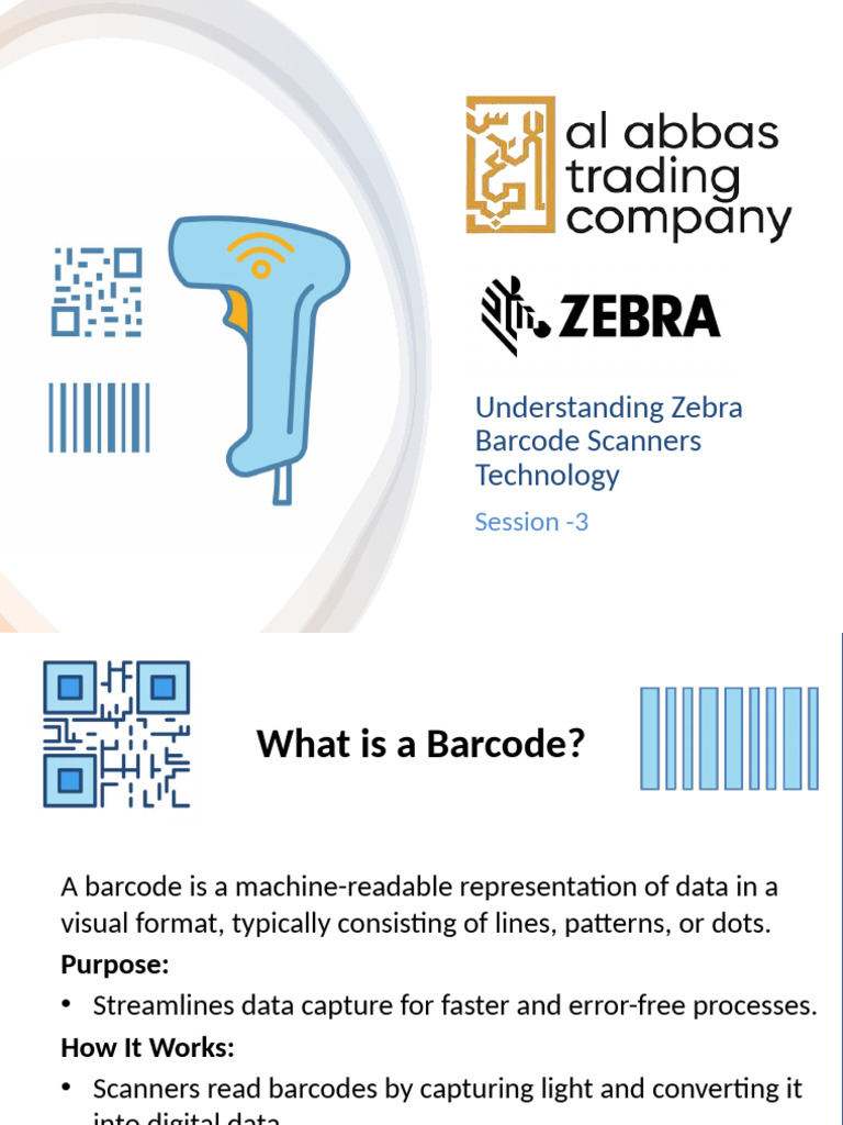 Zebra Barcode Scanners and Technologies - Session 3 | PDF | Barcode ...