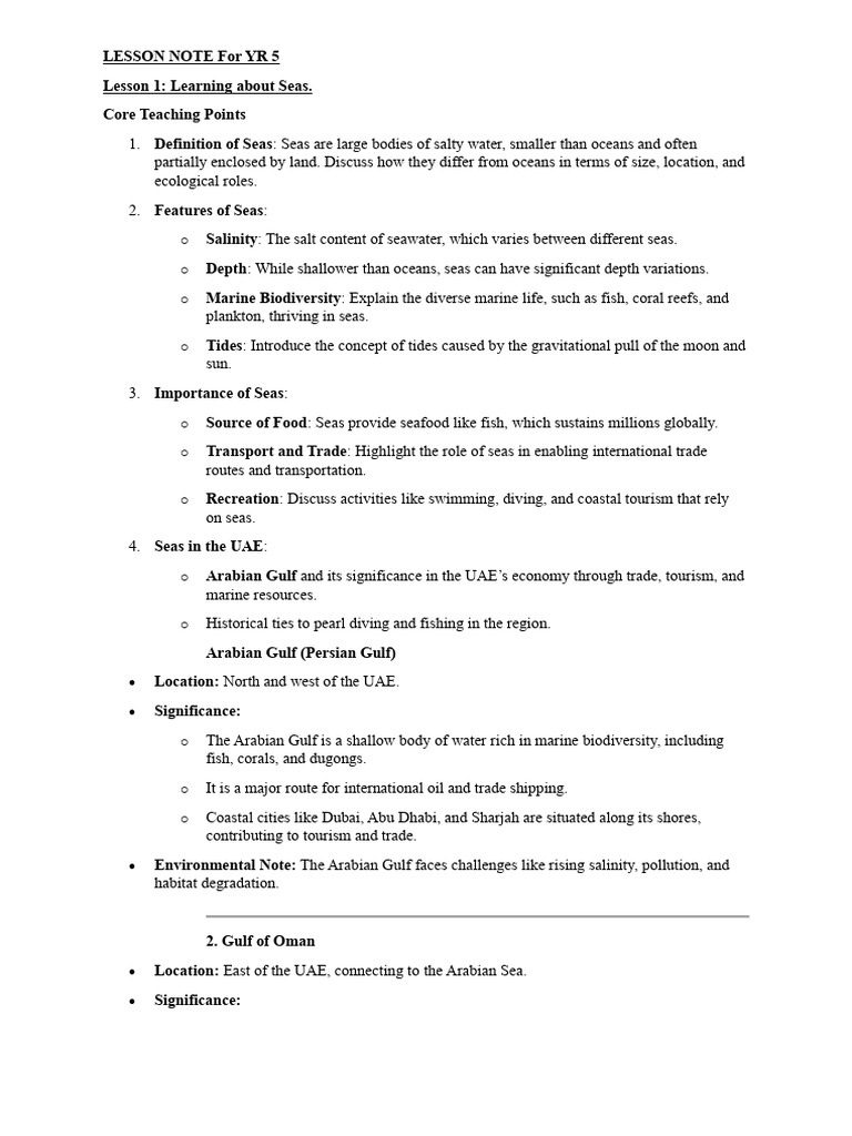 Understanding Seas and Rivers for YR 5 | PDF | River | Flood