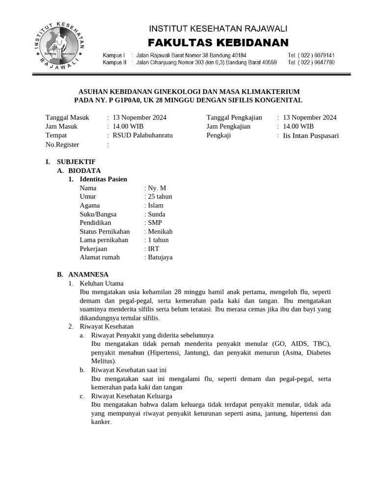 2C SOAP GINEK. DAN KLIMAK. IIS INTAN PUSPASARI H123009 | PDF