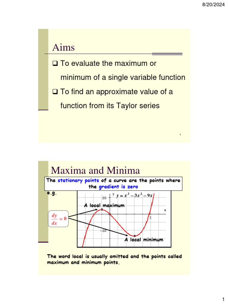 Differentiation Part 3 Pdf Mathematics Calculus