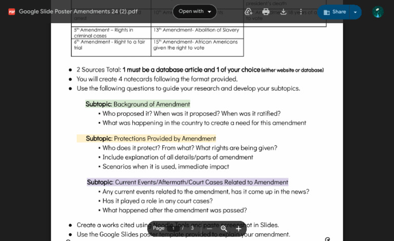 Google Slide Poster Amendments 24 (2) .PDF - Google Drive | PDF ...