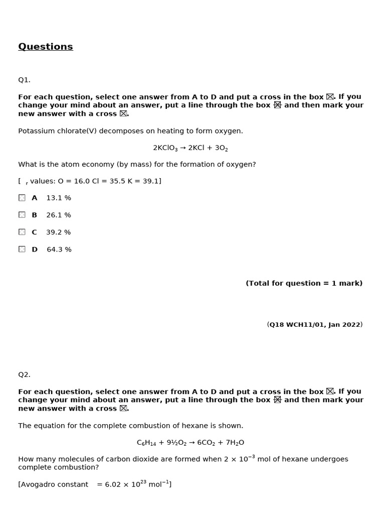 UNIT 1-moles-worksheet[1] | PDF | Chemical Bond | Acid