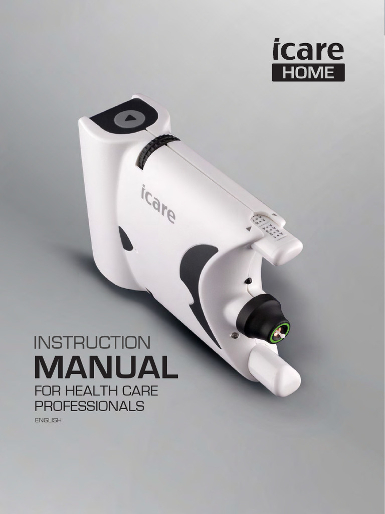 ICare Home Tonometer (TA022) | PDF