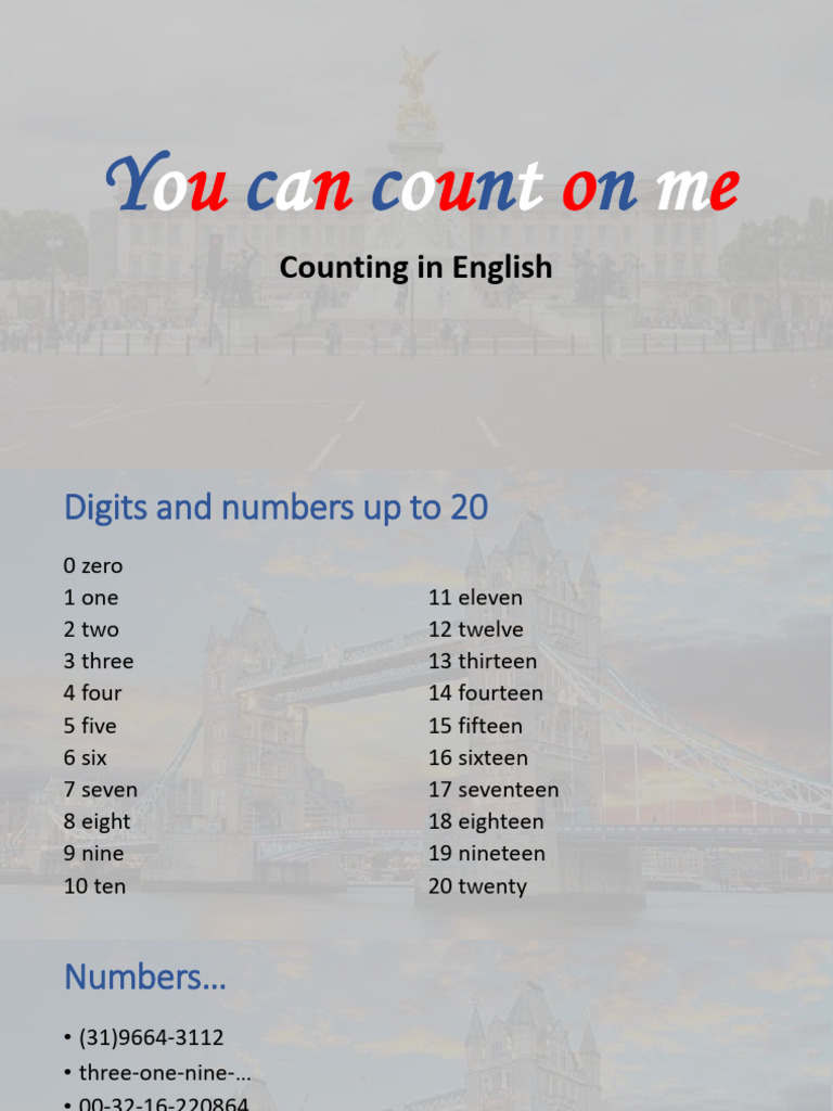 02 - You Can Count On Me | PDF