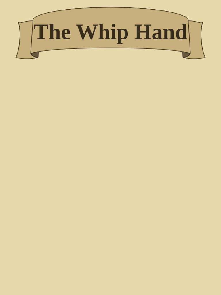 The-Whip-Hand | PDF