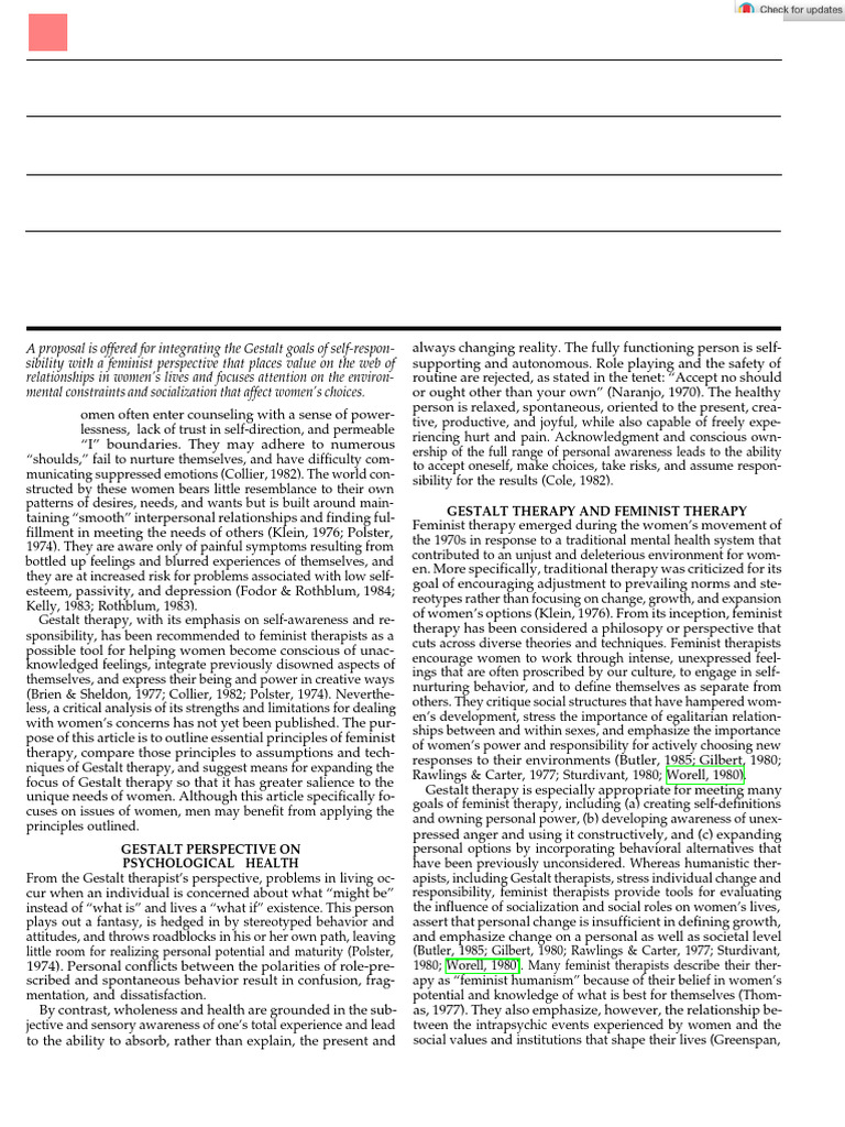 Jour of Counseling Develop - October 1987 - EnNS - Gestalt Therapy and ...