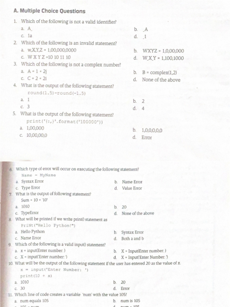 CO 1 ( MCQ) Only basic ques | PDF