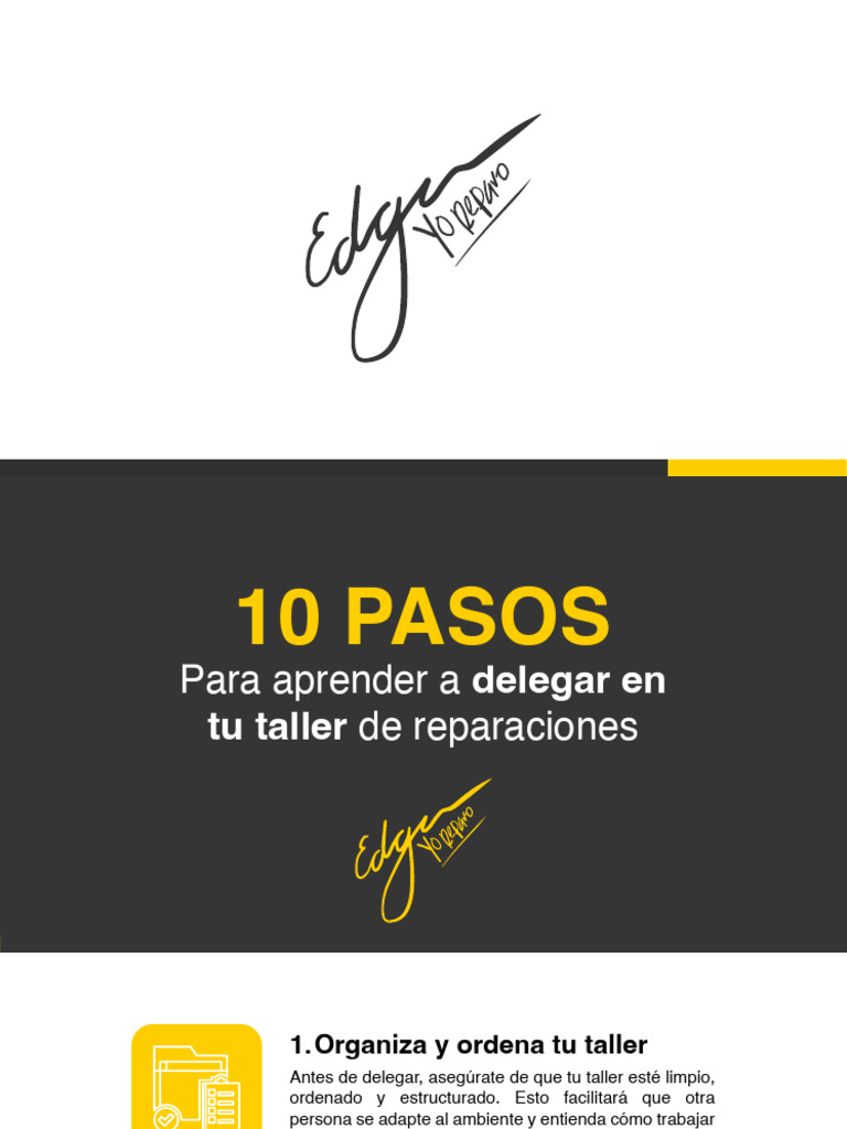 10 pasos para delegar | PDF