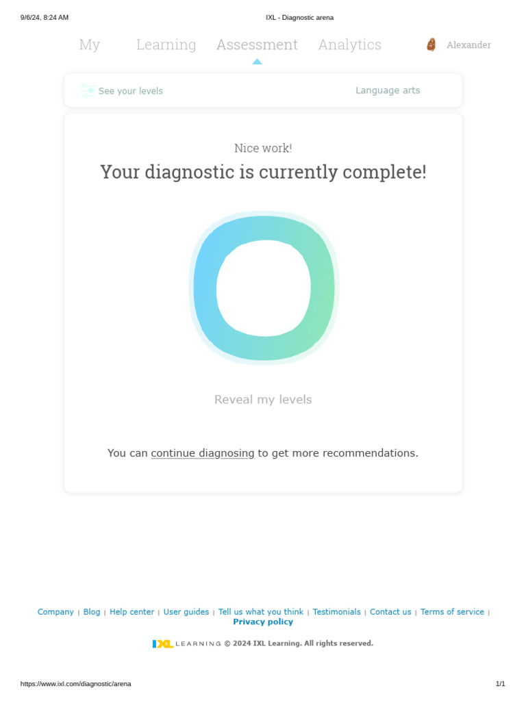 IXL Diagnostic Insights | PDF