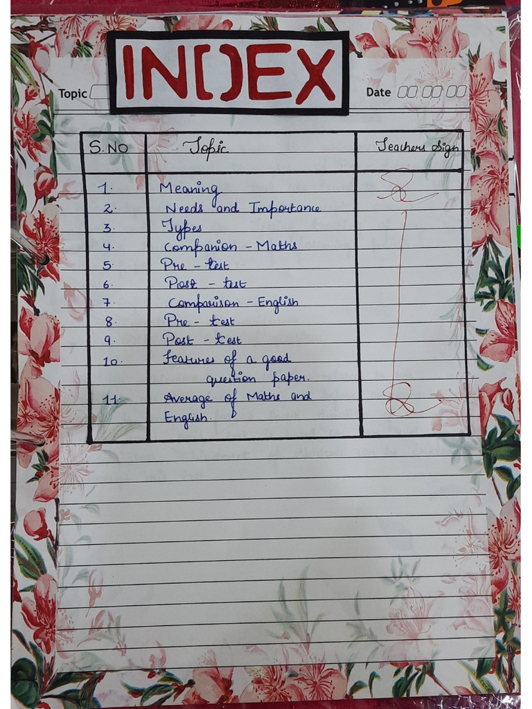 Achievement Test Report | PDF