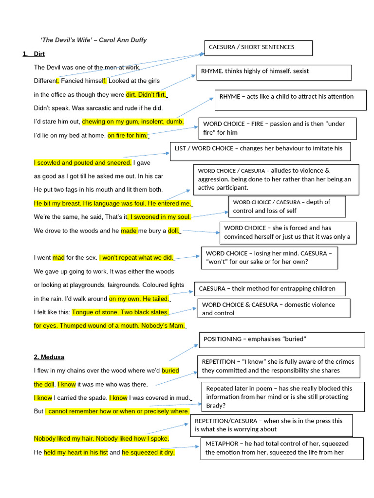 The Devil's Wife Annotated | PDF