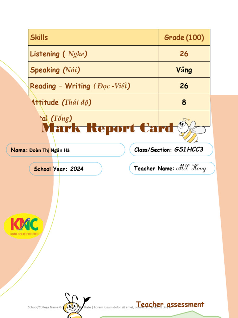 Skills Assessment Report 2024 | PDF | Vietnam