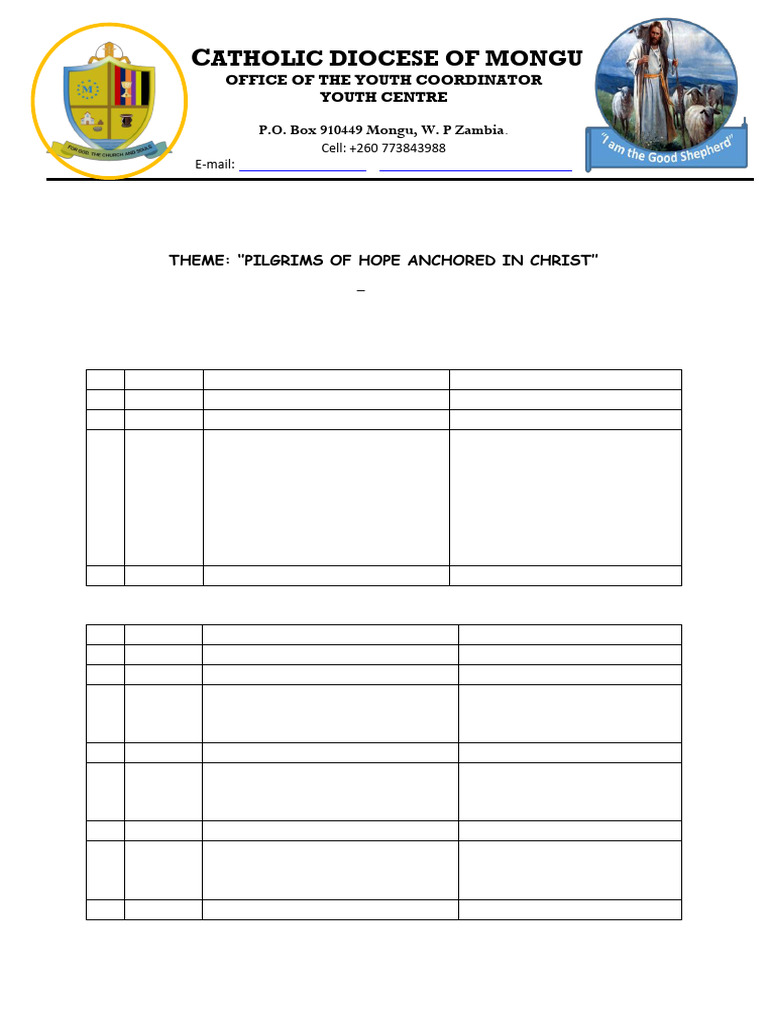 2024 A.G.M PROGRAM | PDF | Mass (Liturgy) | Eucharist