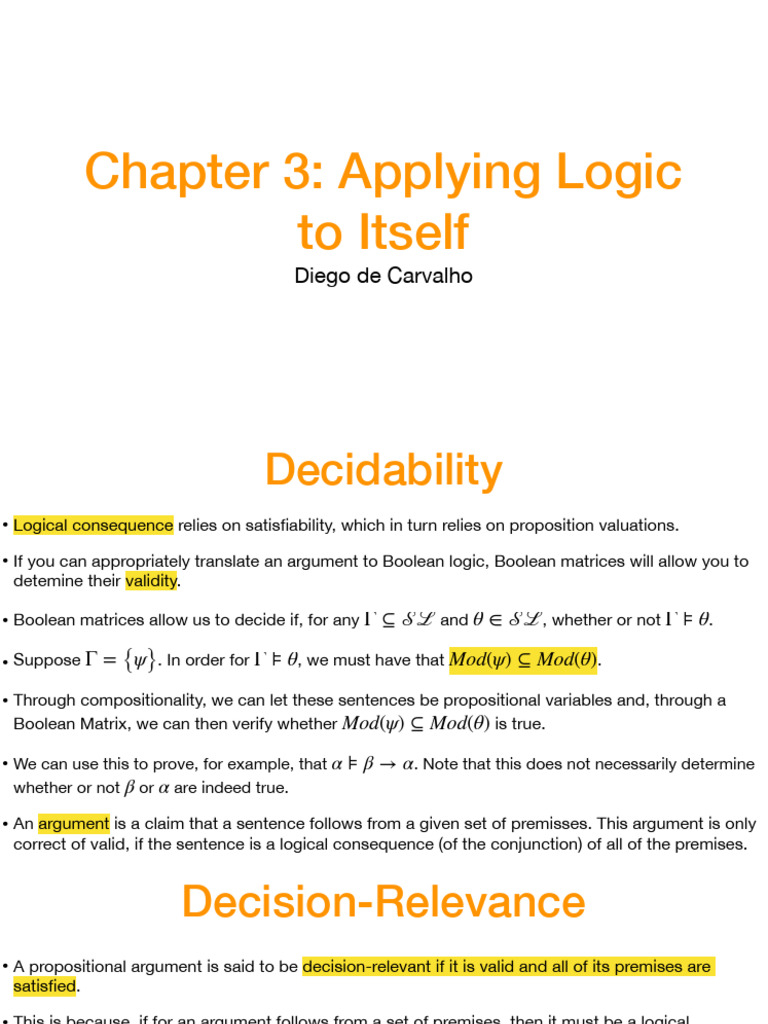 Logics III | PDF | Logic | Logical Consequence