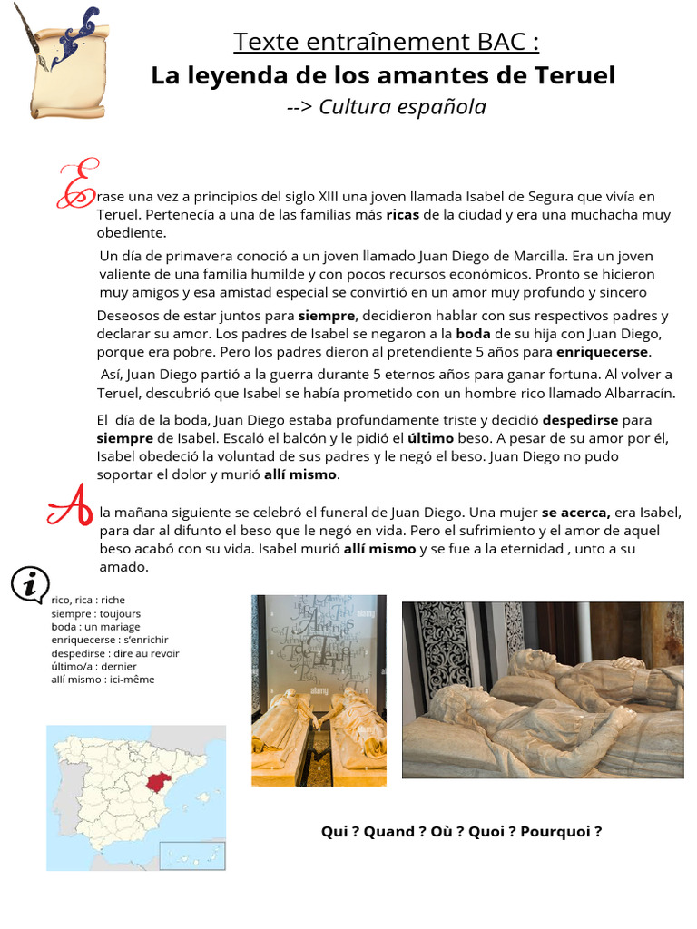 La leyenda de los amantes de Teruel | PDF