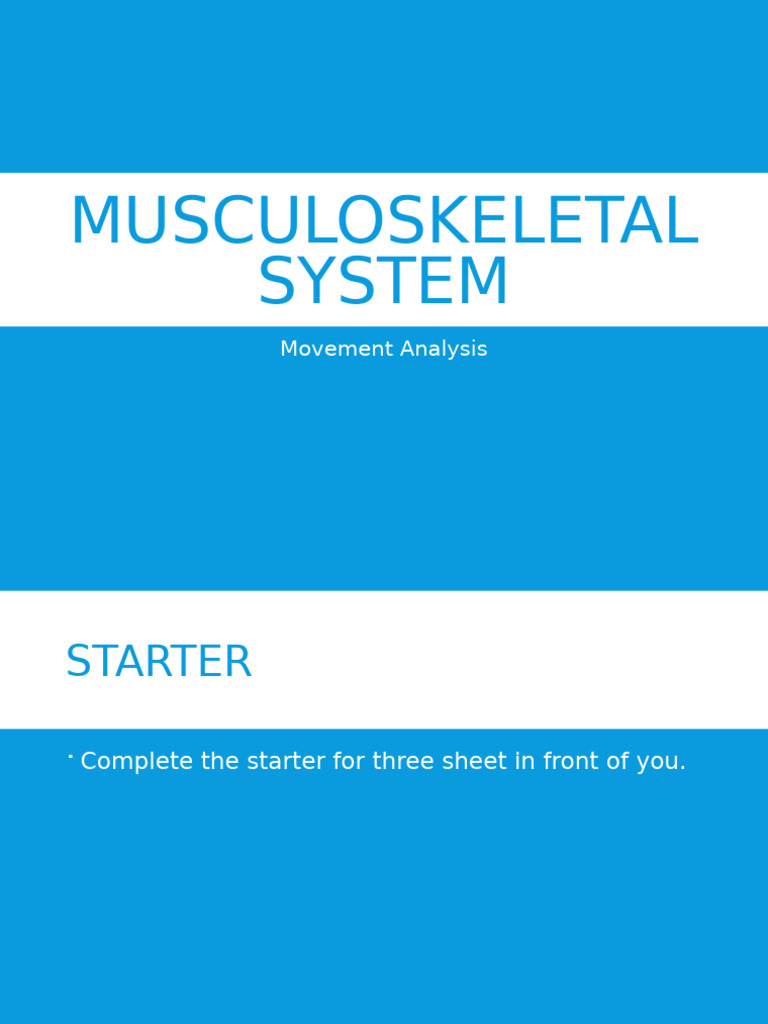 Joint Actions and Movement Analysis | PDF | Anatomical Terms Of Motion ...