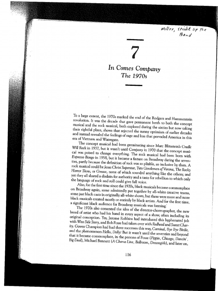 Miller Strike Up The Band, Pp. 116-125 | PDF