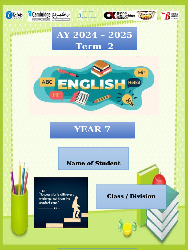 English Y7 Activity Booklet | PDF | Qatar | Matter