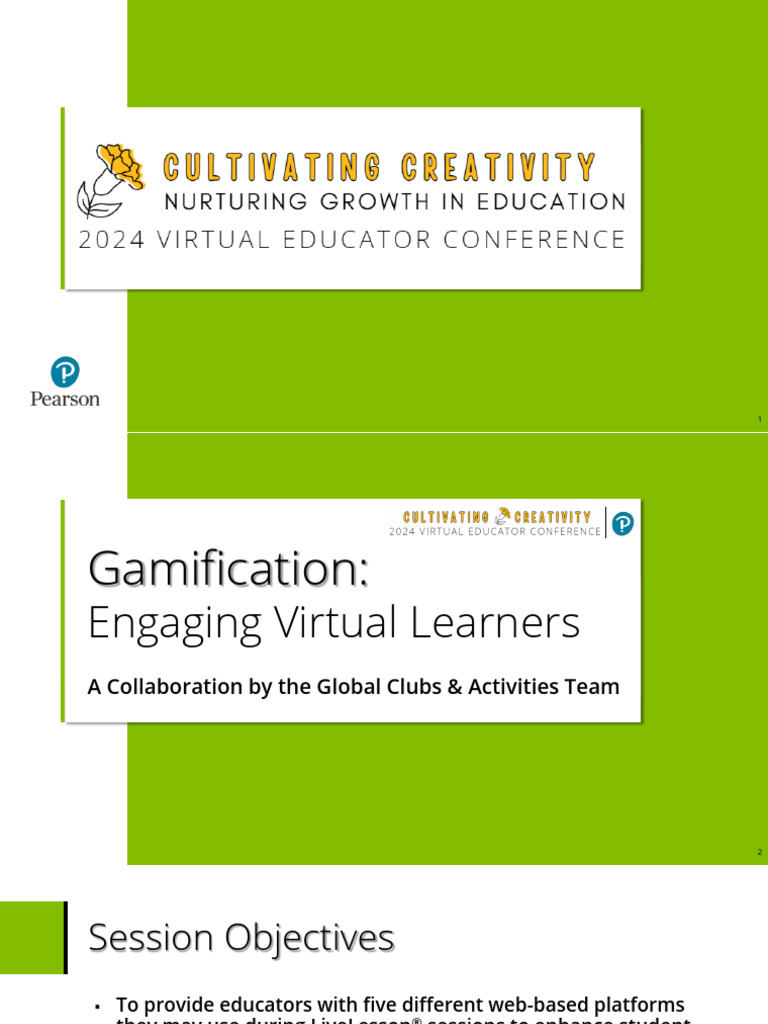 Gamification - Engaging Virtual Learners PPT (PVS Educators Conference ...