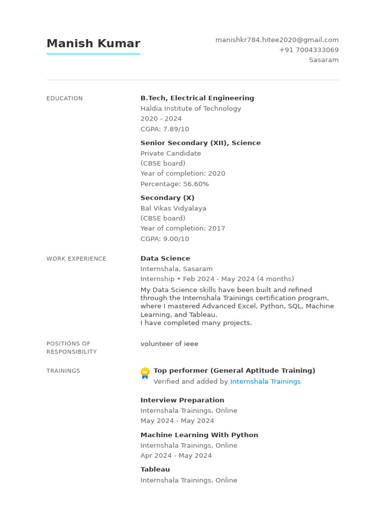 Evaluating Internshala Internship Experience | PDF | Machine Learning ...