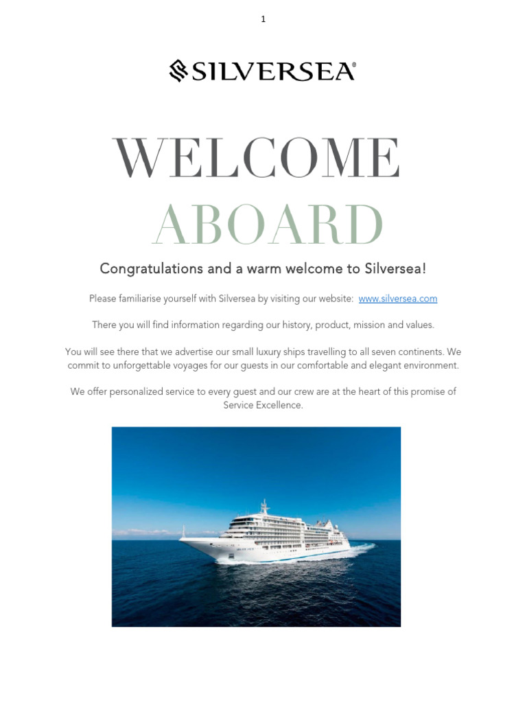 Joining Silversea V11 12 05 2022 Edited | PDF | Travel Visa | Taxes