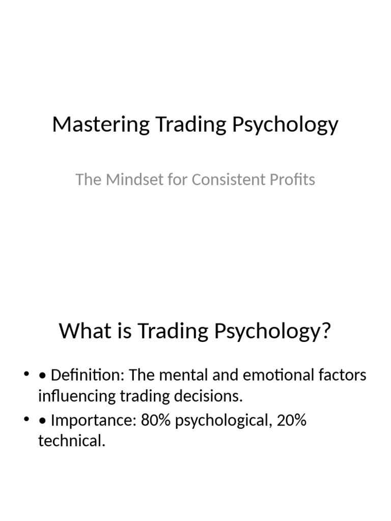Mastering Trading Psychology for Success | PDF