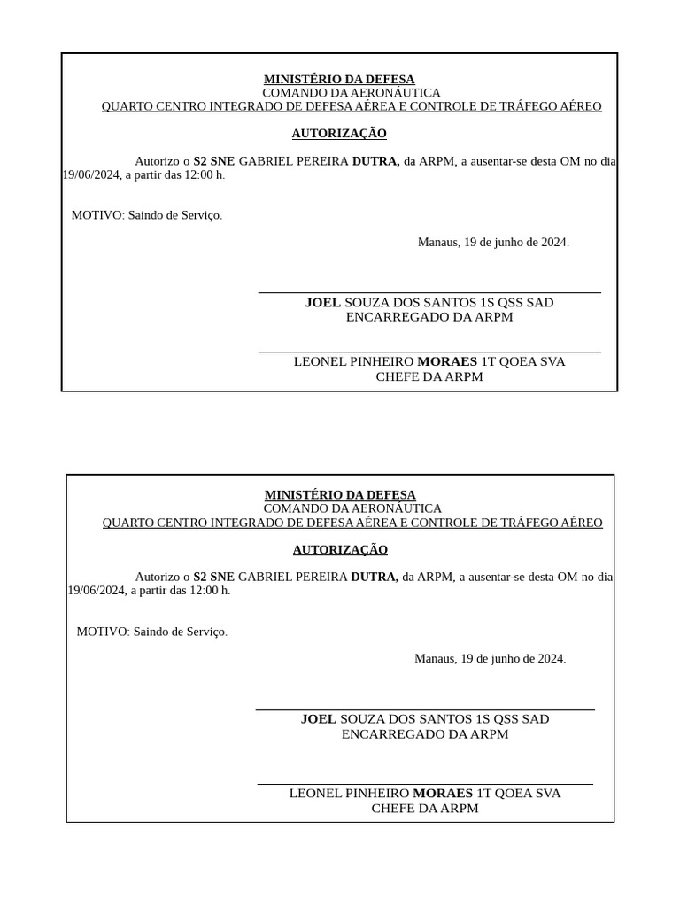 MODELO DE DISPENSA | PDF