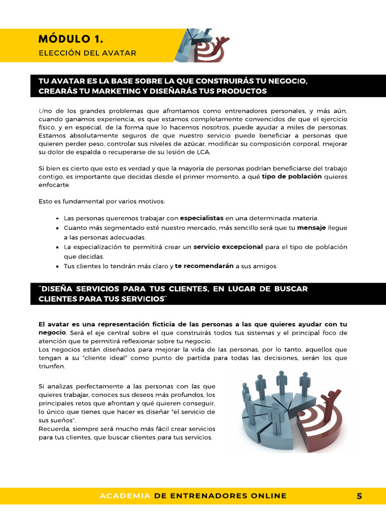 Modulo1. Eleccion Del Avatar 3 | PDF