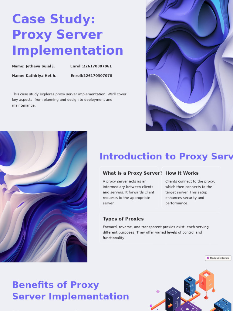 Proxy Server Setup Guide for IT Pros | PDF | Proxy Server | Computer Security
